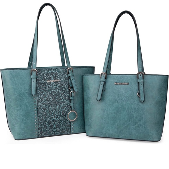 Bags | Women Handbags Set Tote Large And Medium Shoulder Bag Satchel ...